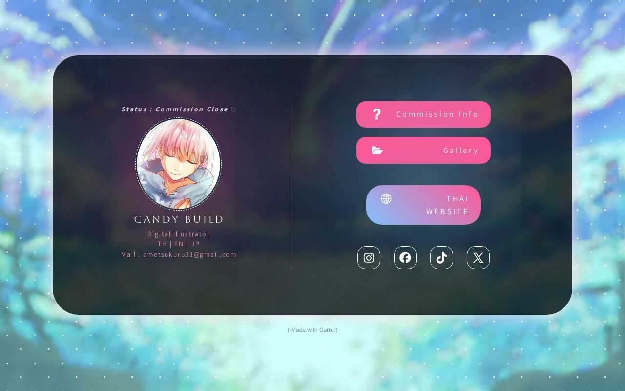 Candy Build COMMISSION ENGLISH